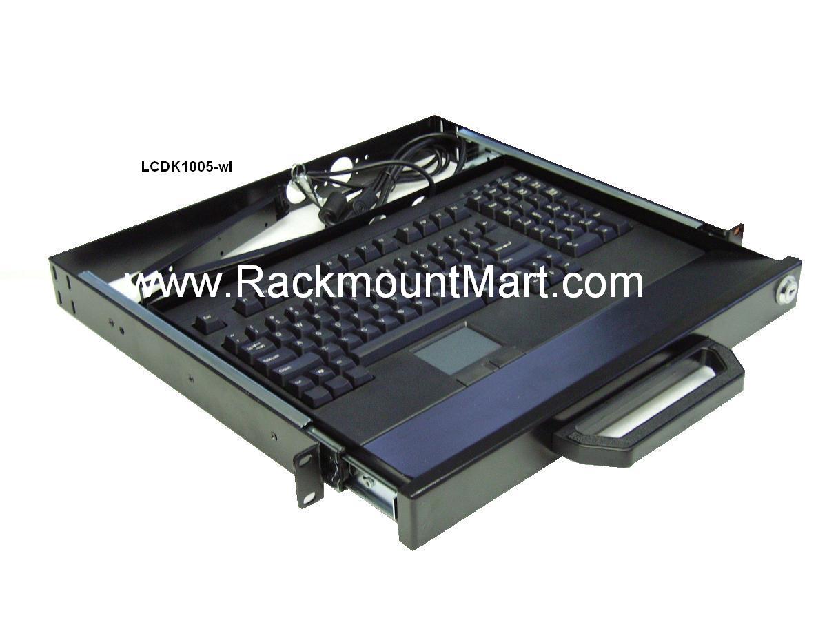 LCDK1005 Rackmount Mart - Xymphony 1U Rack mount Keyboard Drawer with ...