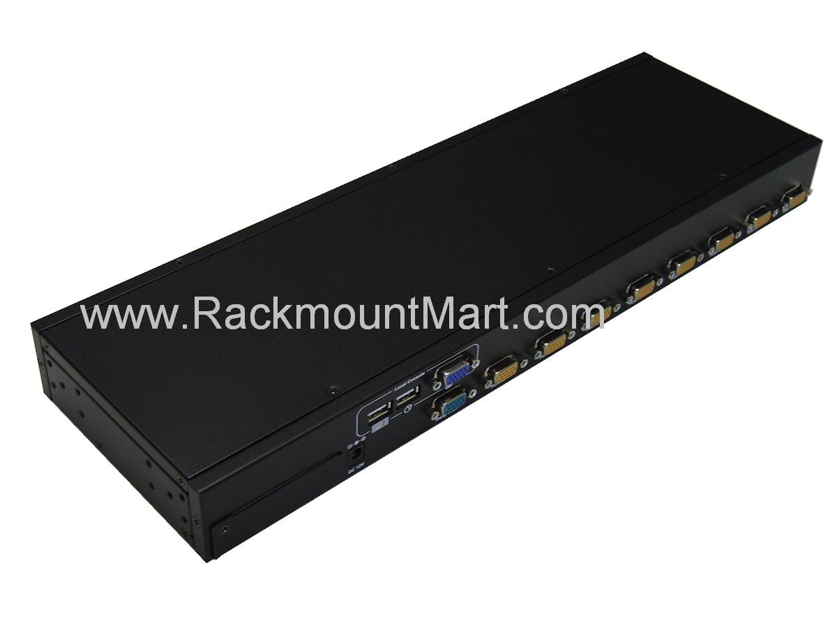 Rack 8 Port Combo KVM Switch - LCDK3002