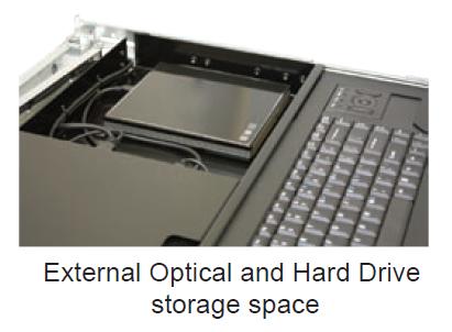 LCDK5002 1U Rack mount Compact Keyboard with computer - Xymphony