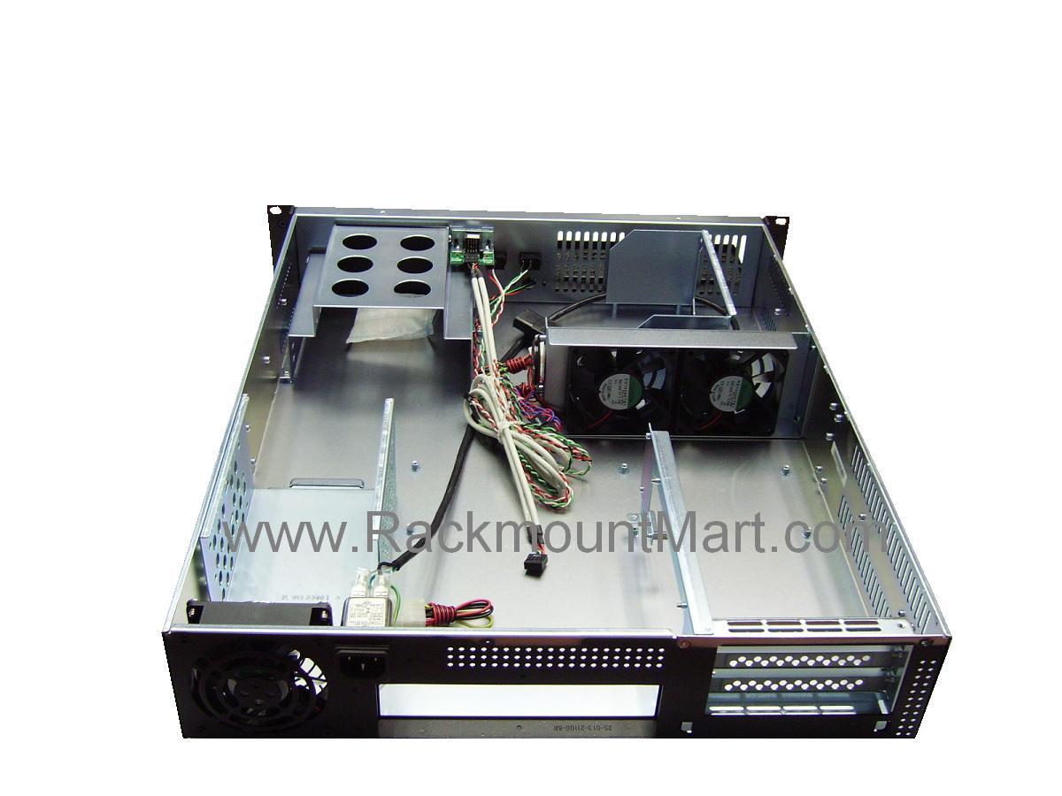 RM2010 2U Rackmount Chassis 1 x 5.25" with 1 x 3.5" exposed bays plus 2 ...